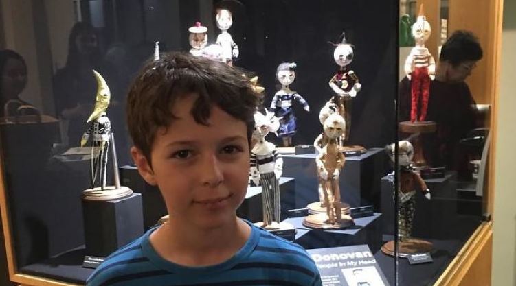 Tim Burtonvari Heykelleriyle Sanatını Konuşturan 12 Yaşındaki Callum ...